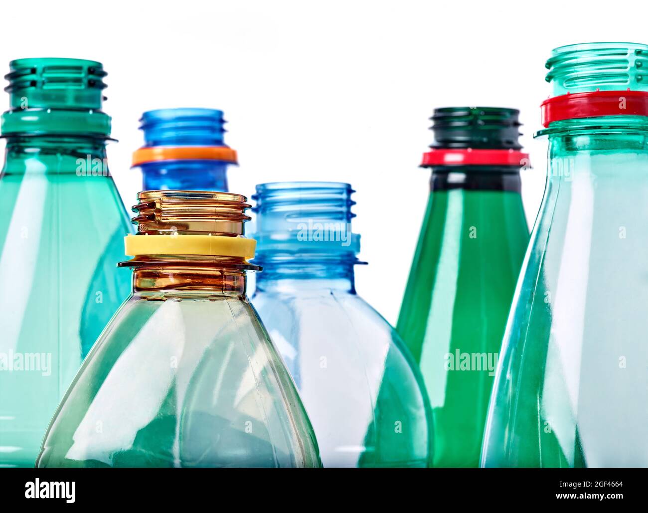 plastic bottle empty transparent recycling container water environment ...