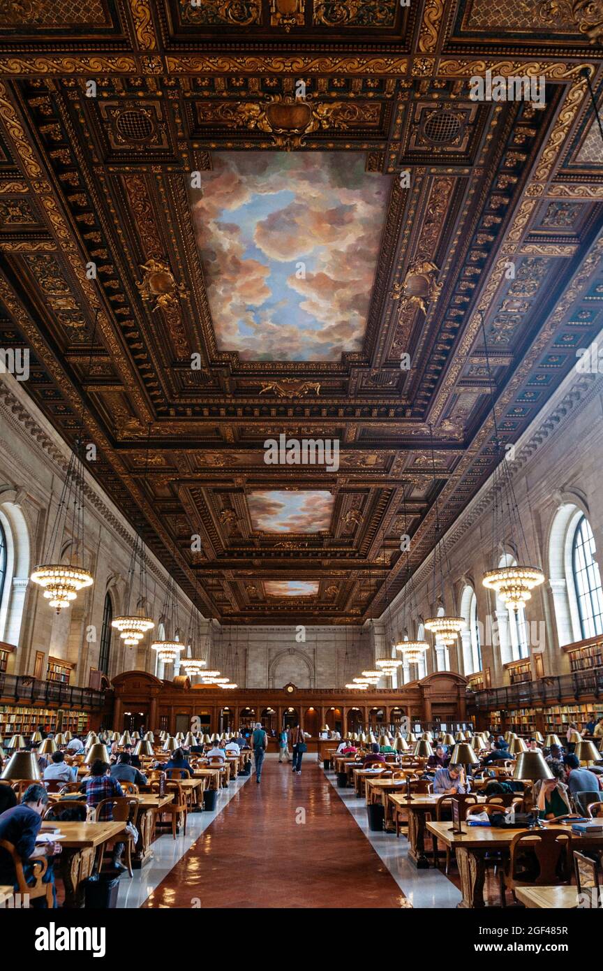New York City Public Library Stock Photo - Alamy
