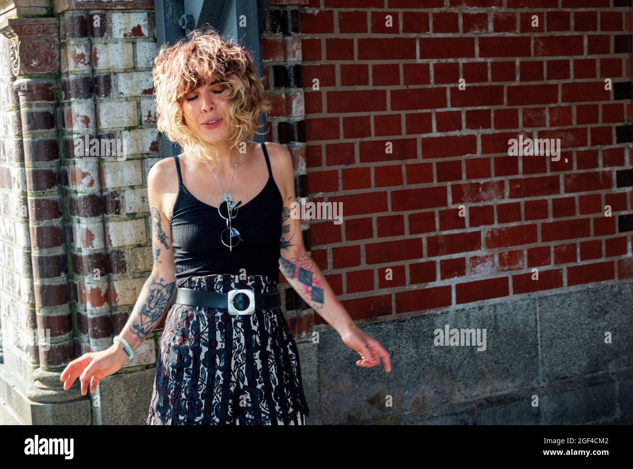 Woman rocking summer hi-res stock photography and images - Alamy