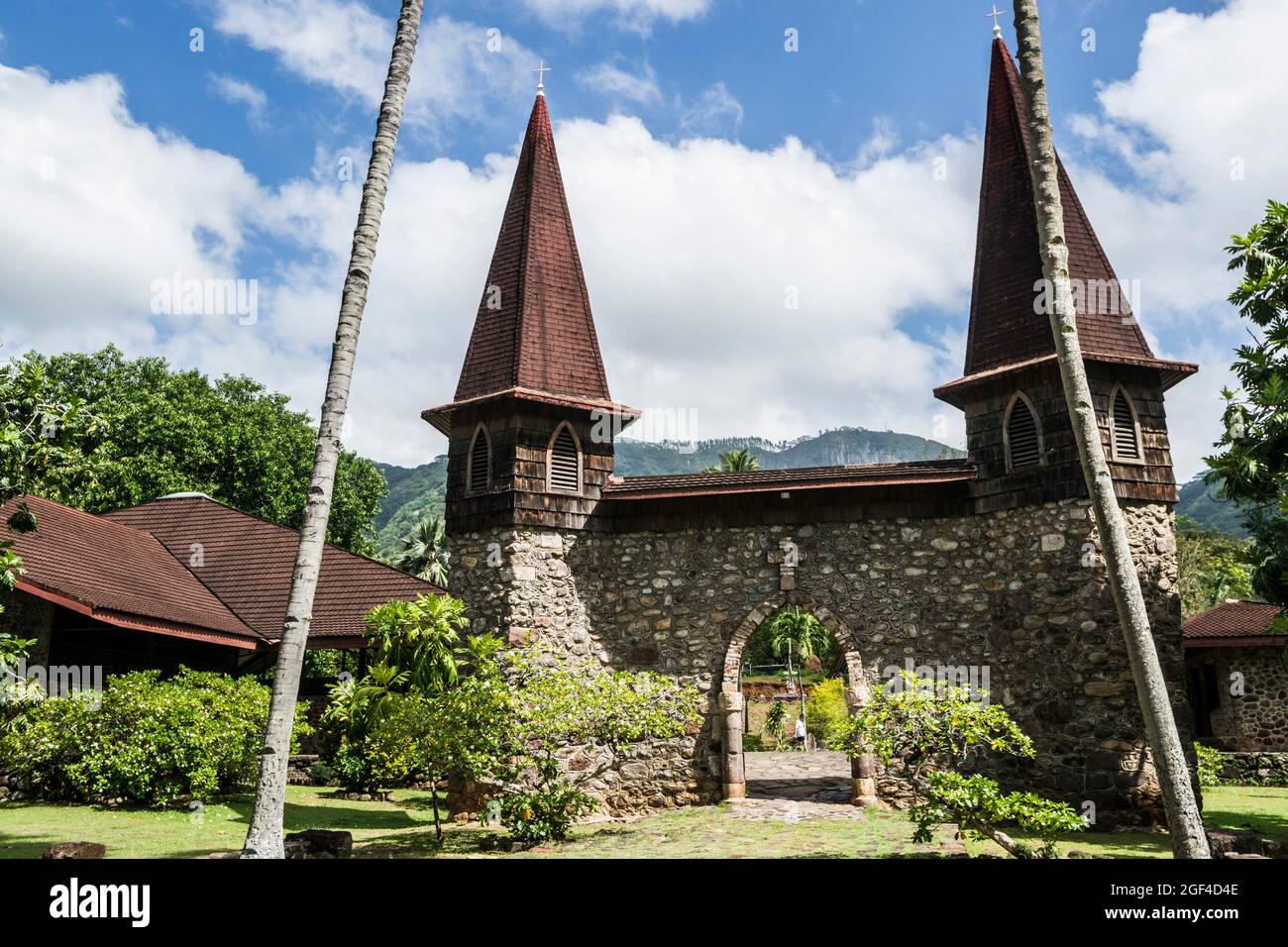 Notre dame de taiohae cathedral hi-res stock photography and images - Alamy