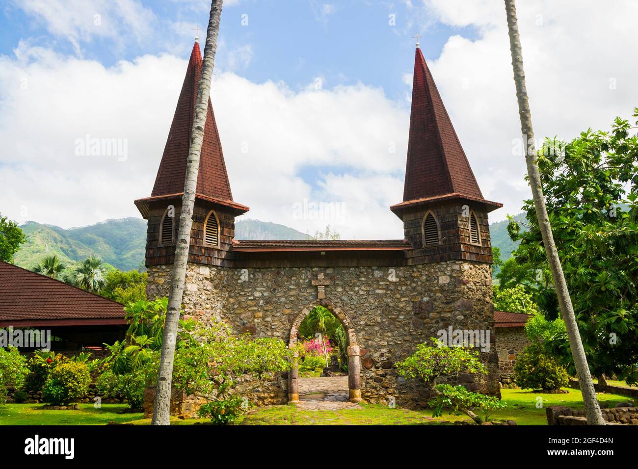 Notre dame de taiohae cathedral hi-res stock photography and images - Alamy