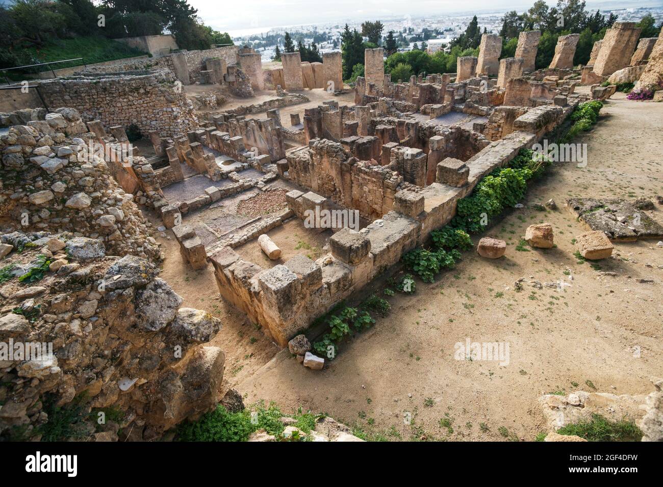 Archaeological site of carthage ruins hi-res stock photography and ...