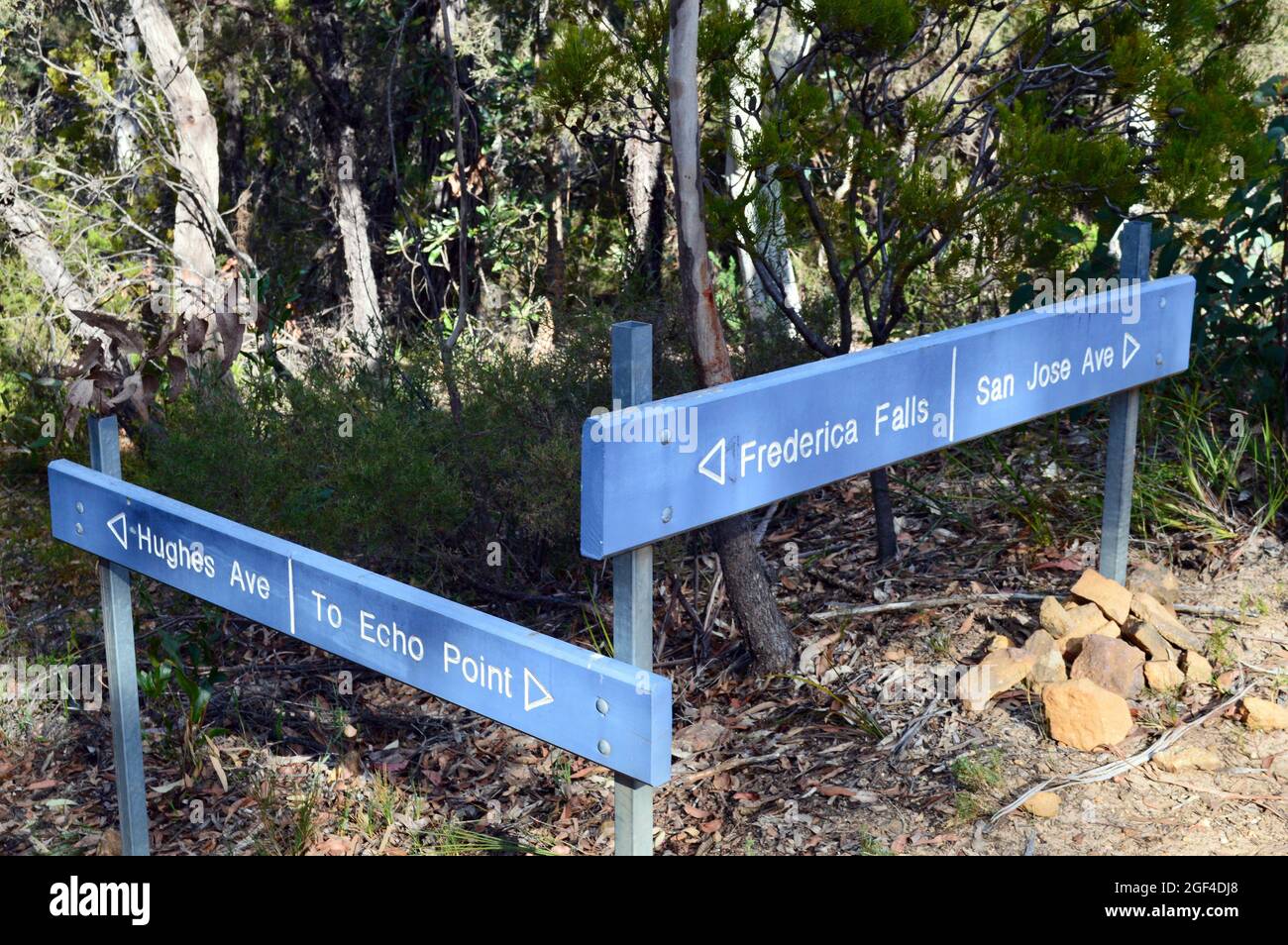 Signs offering directions Stock Photo - Alamy