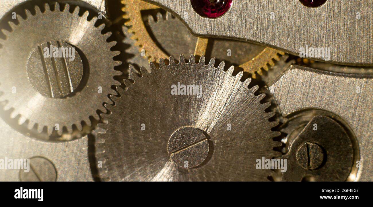 Timepiece gears hi-res stock photography and images - Alamy