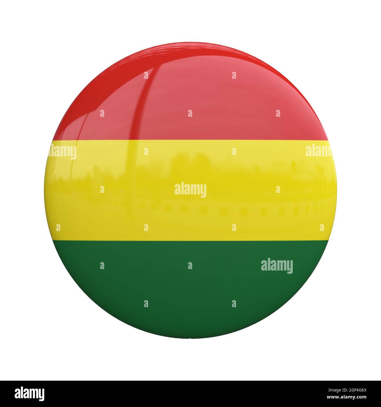 Bolivia national flag badge, nationality pin 3d rendering Stock Photo ...