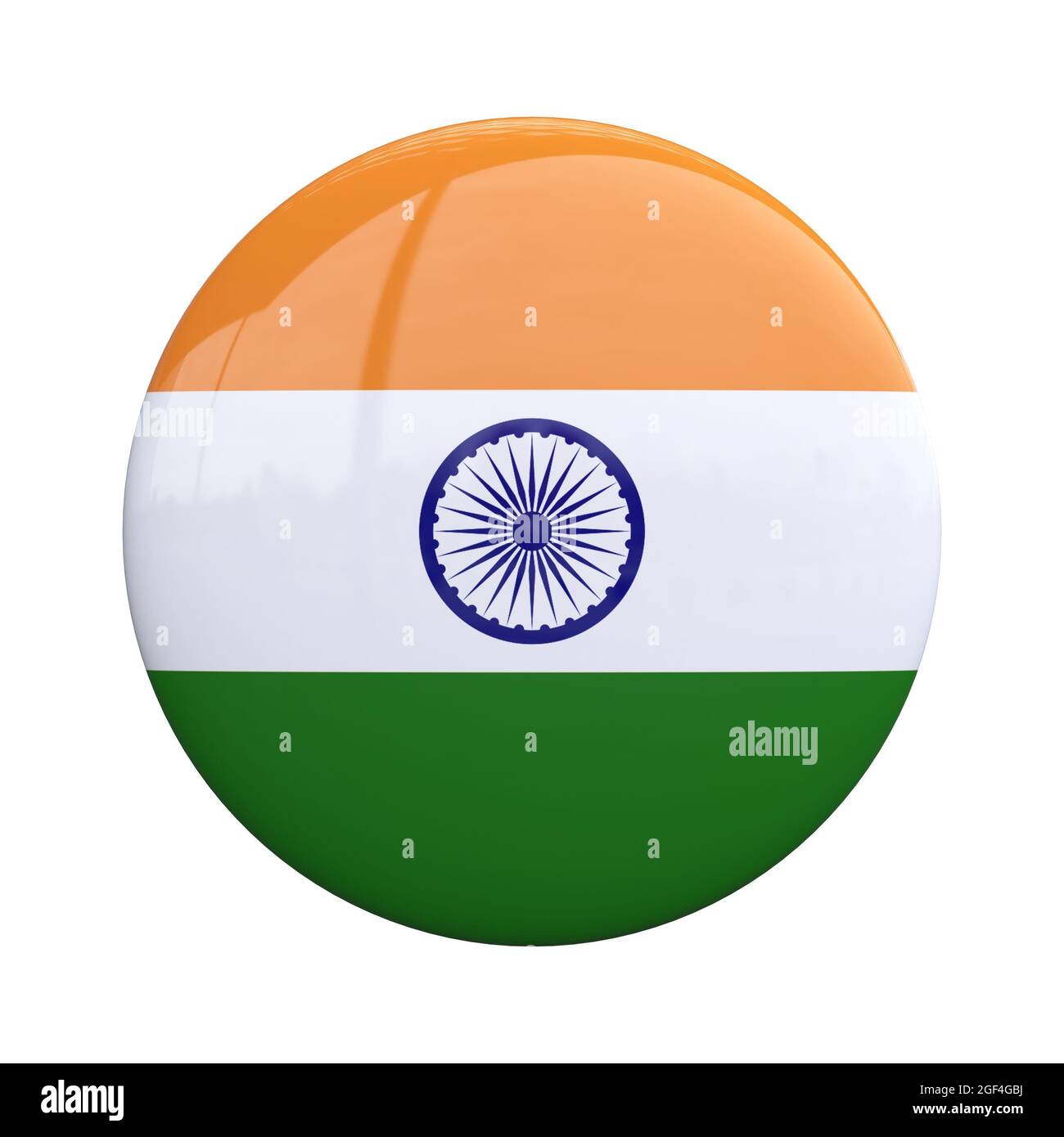 India national flag badge, nationality pin 3d rendering Stock Photo - Alamy