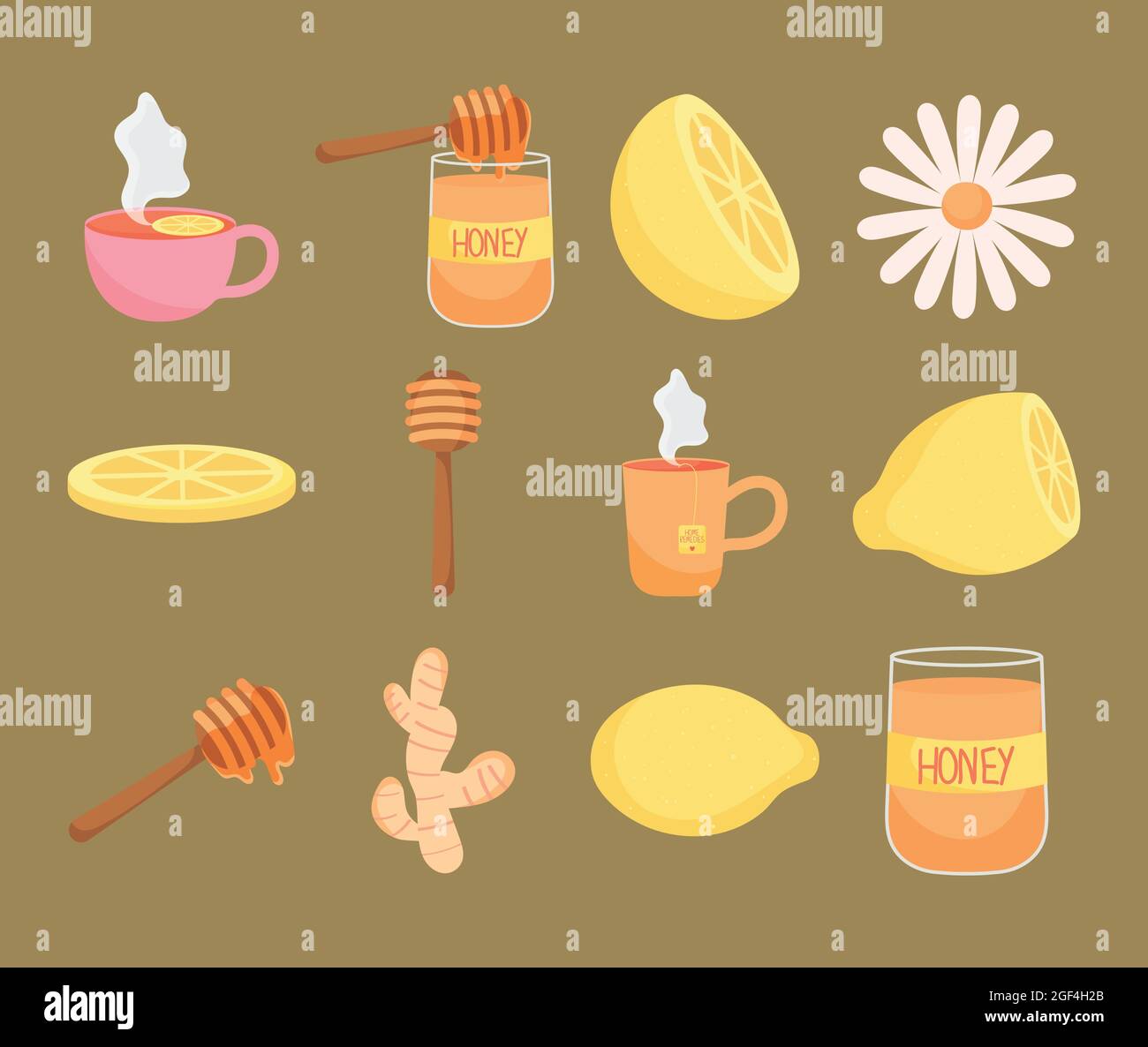 home remedies icon set design Stock Vector Image & Art - Alamy