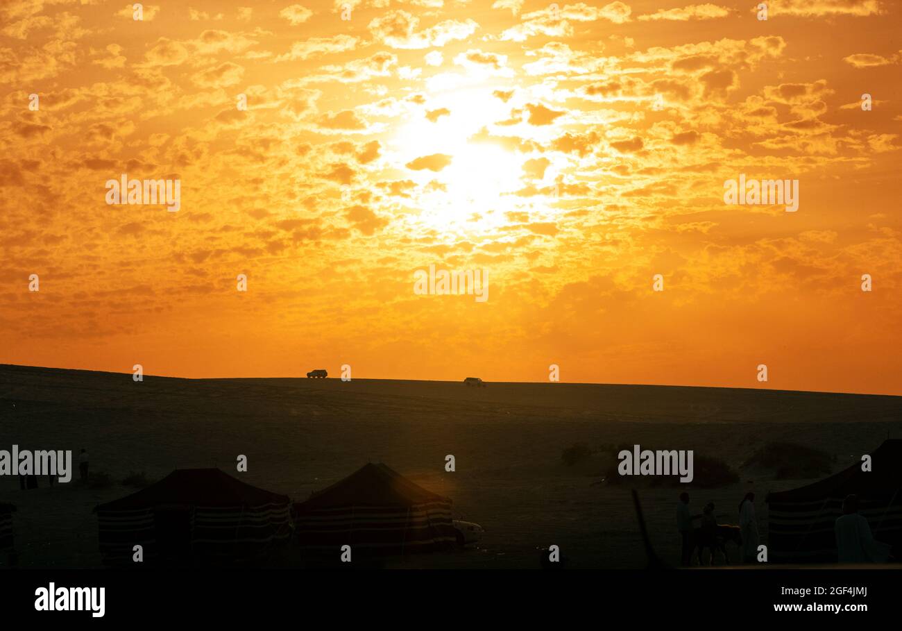 Sealine Beach, Mesaieed -QATAR Stock Photo - Alamy