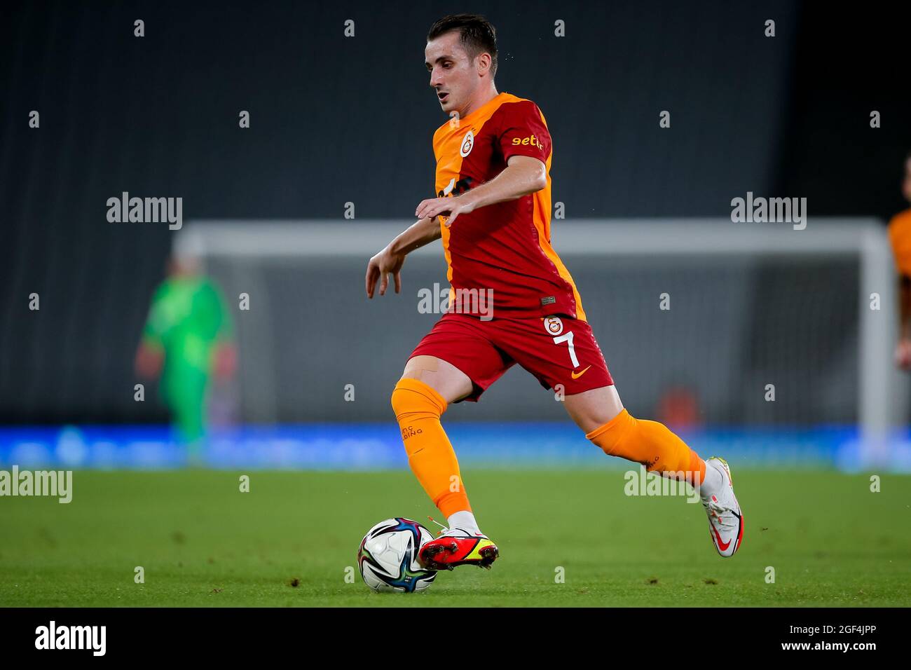 ISTANBUL, TURKEY - AUGUST 23: Kerem Akturkoglu of Galatasaray during ...