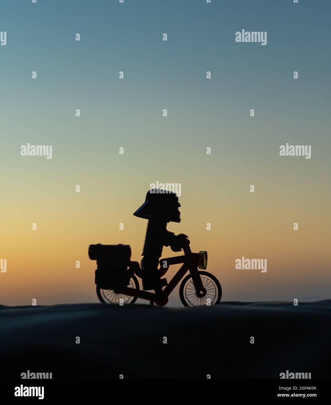 Lego star wars minifigure silhouette Stock Photo - Alamy