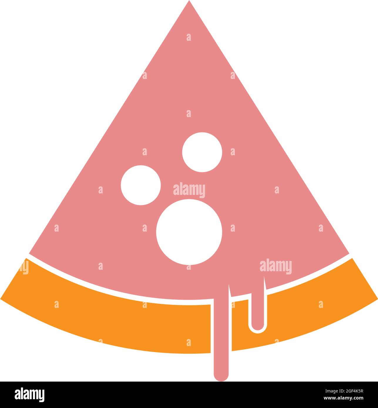 Pizza icon logo design vector template illustration Stock Vector Image ...