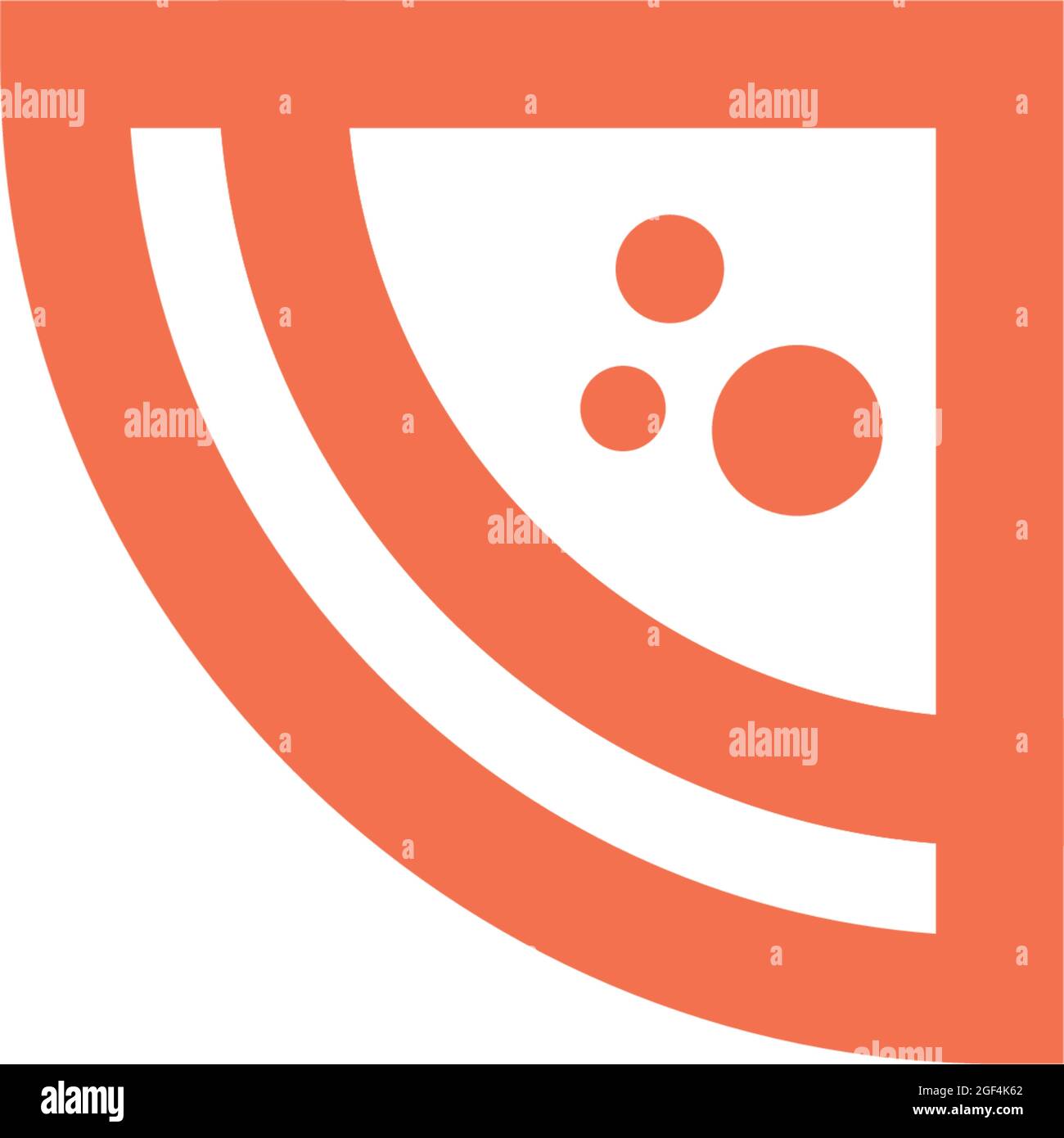 Pizza icon logo design vector template illustration Stock Vector Image ...