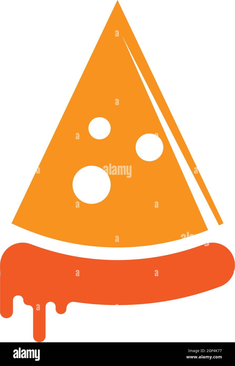 Pizza icon logo design vector template illustration Stock Vector Image ...