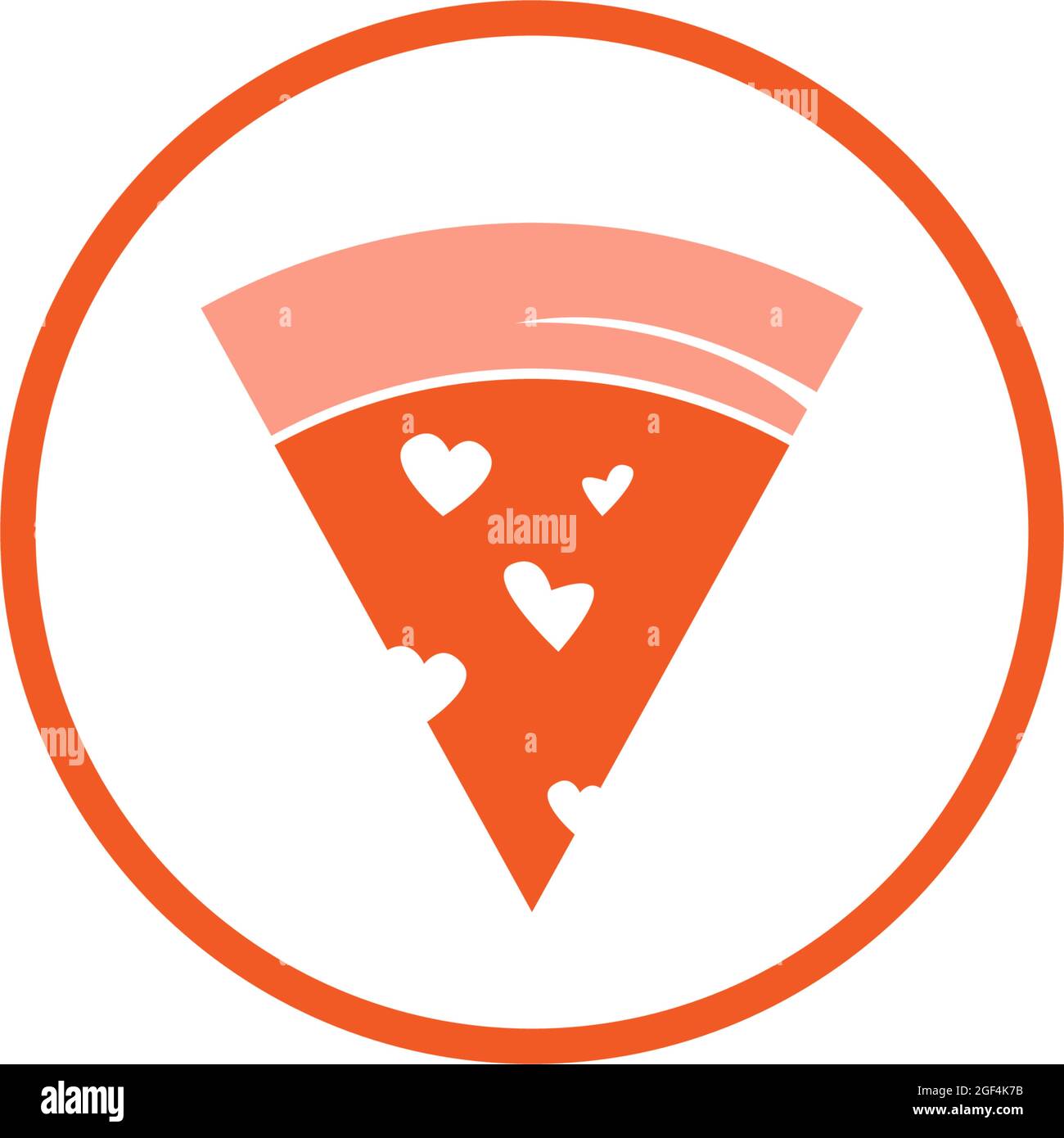 Pizza icon logo design vector template illustration Stock Vector Image ...