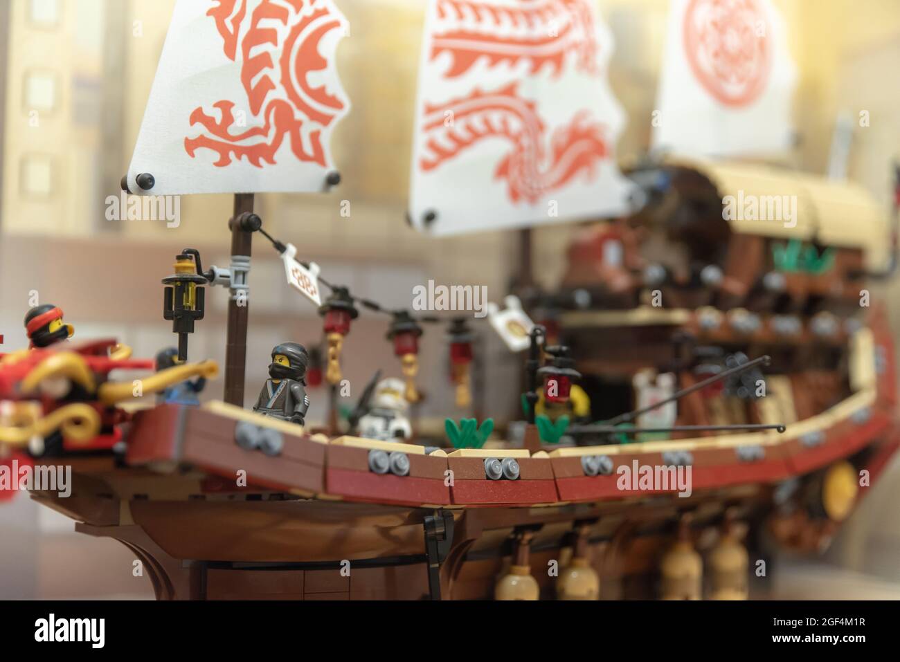 Inside the lego store in new york city Stock Photo - Alamy