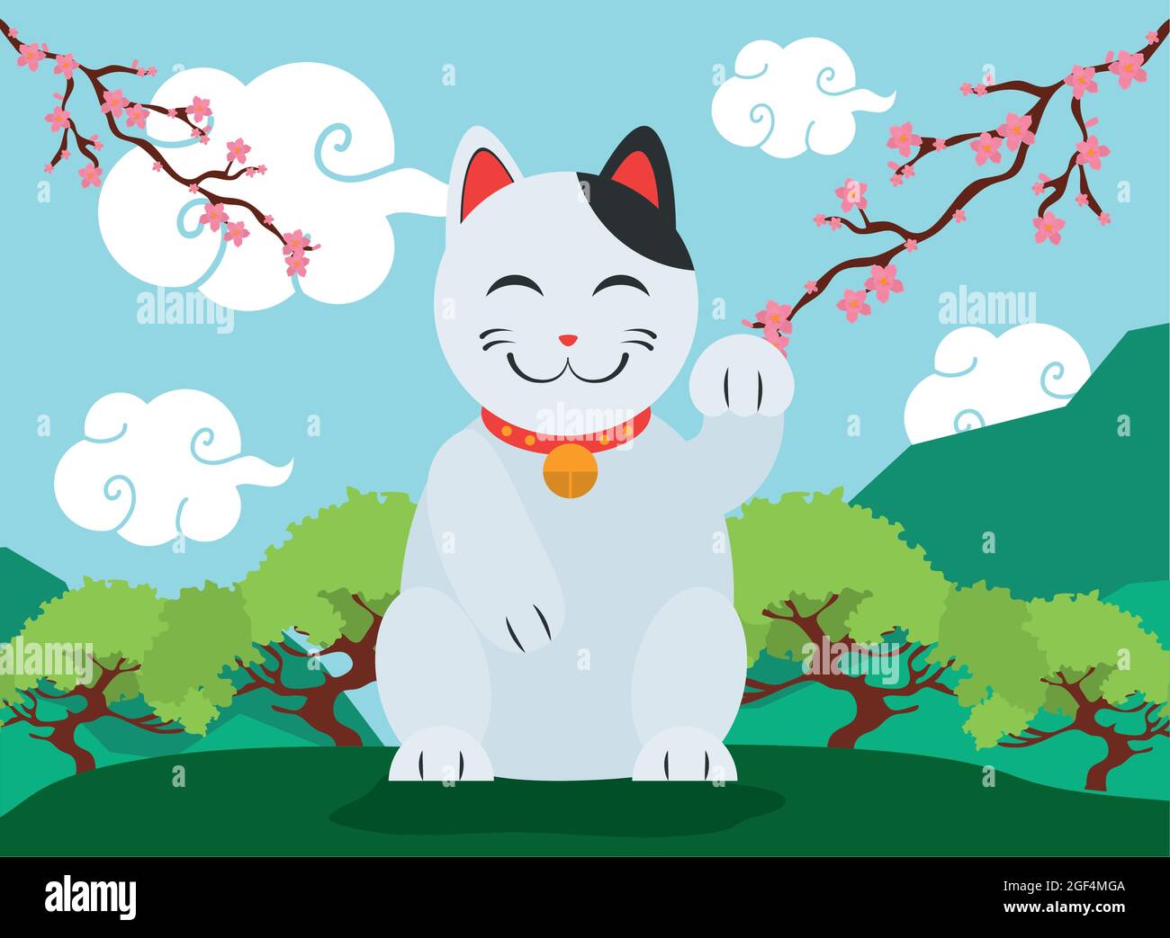 Good luck landscape Stock Vector Images - Alamy