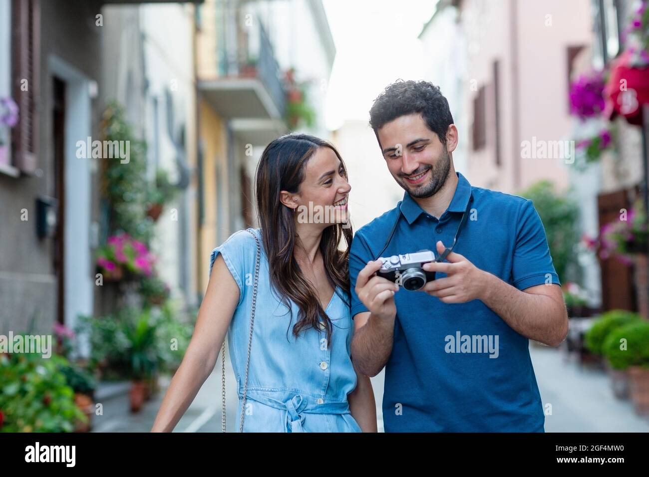 Showing to boyfriend hi-res stock photography and images - Alamy