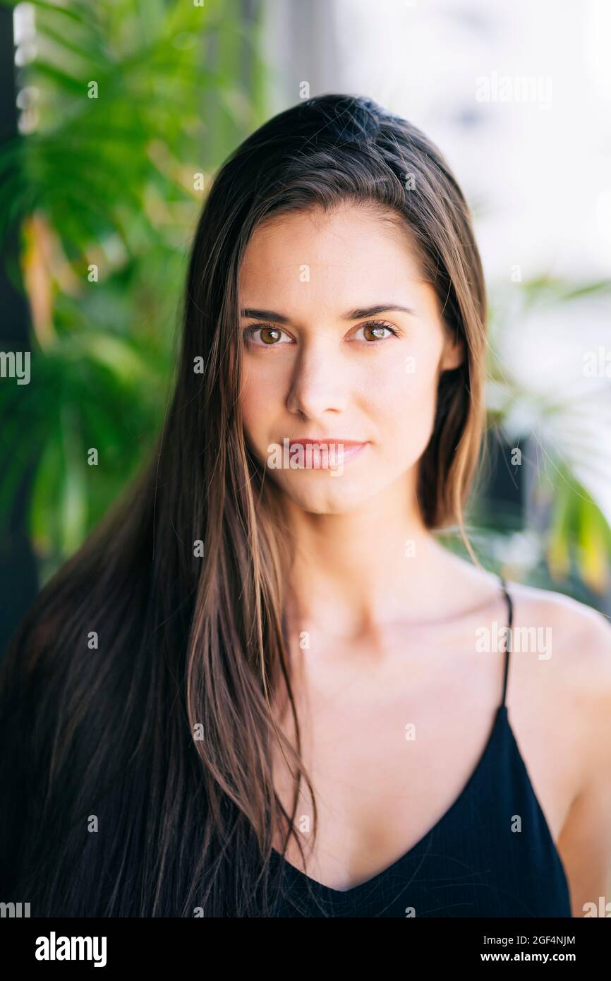 Beautiful young woman long hi-res stock photography and images - Alamy