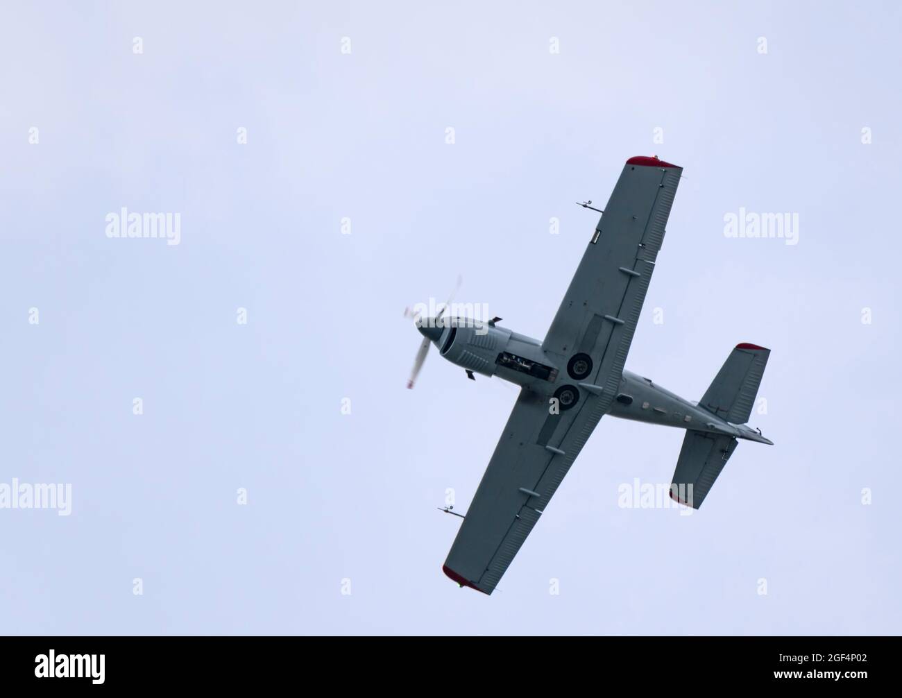 Moscow Russia Zhukovsky Airfield 25 July 2021: aerobatic yak-152 ...