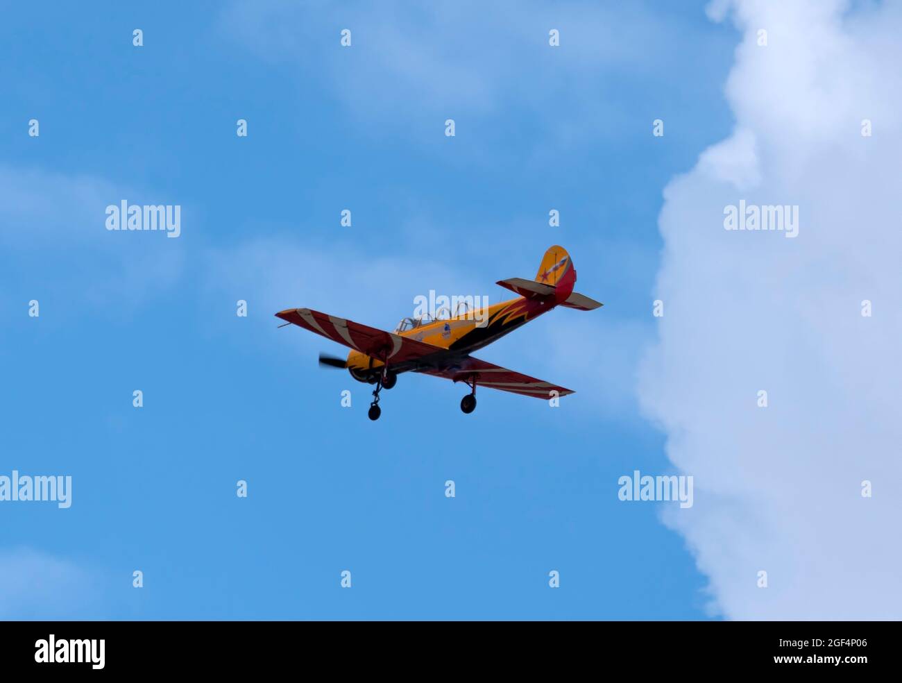 Moscow Russia Zhukovsky Airfield 25 July 2021: performance of aerobatic ...