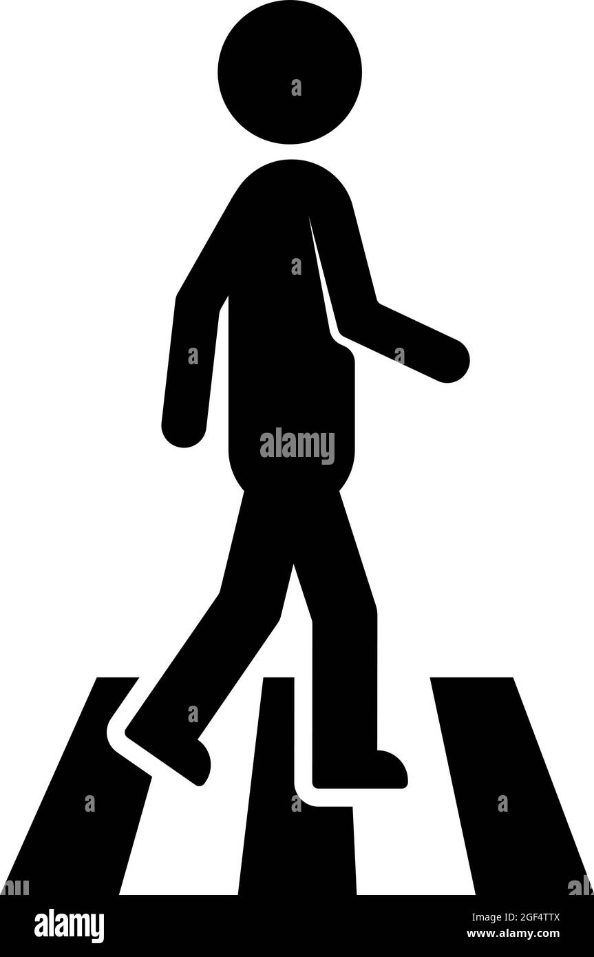 Intersection asphalt road pedestrian Cut Out Stock Images & Pictures ...