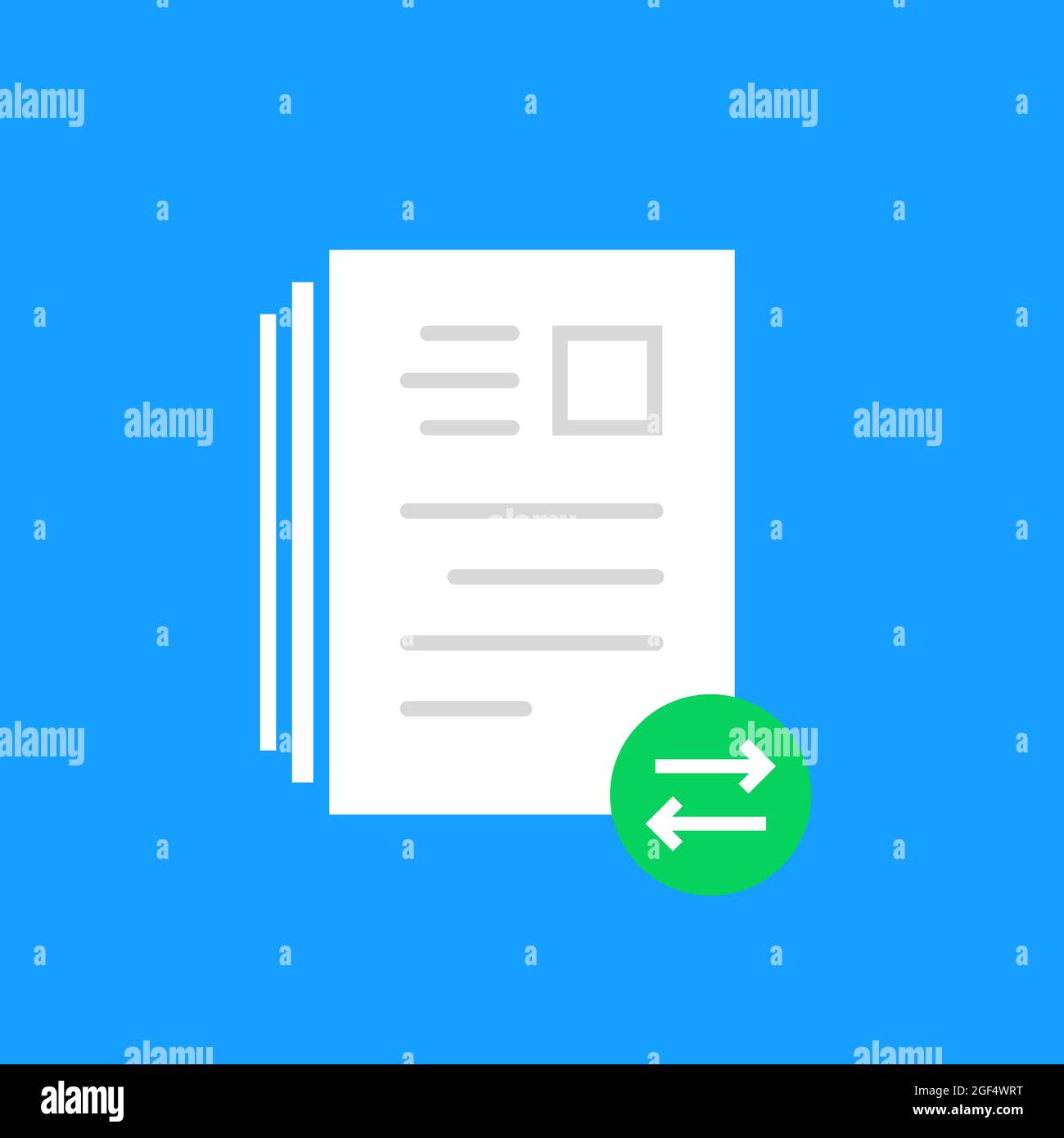 Flying business documents Stock Vector Images - Alamy