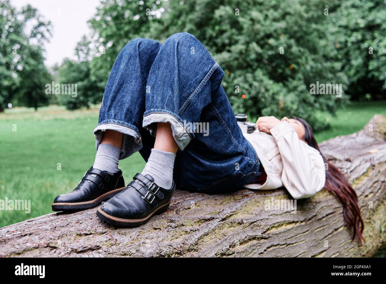 Women have fallen hi-res stock photography and images - Alamy