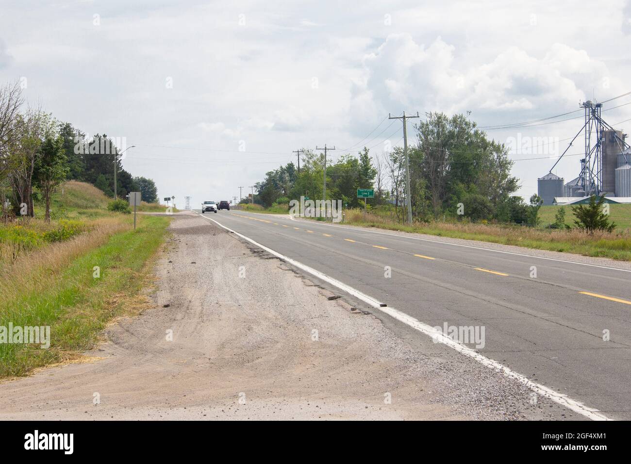 highway in the countryside Stock Photo - Alamy