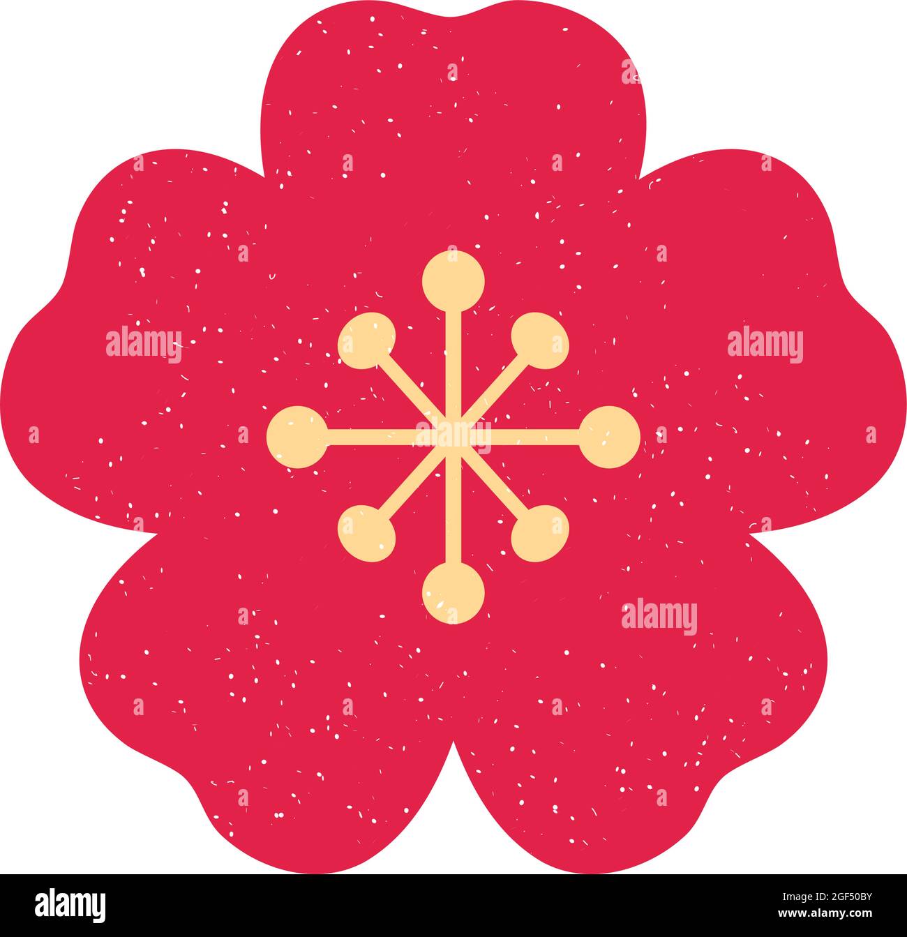 chinese flower icon on white background Stock Vector Image & Art - Alamy