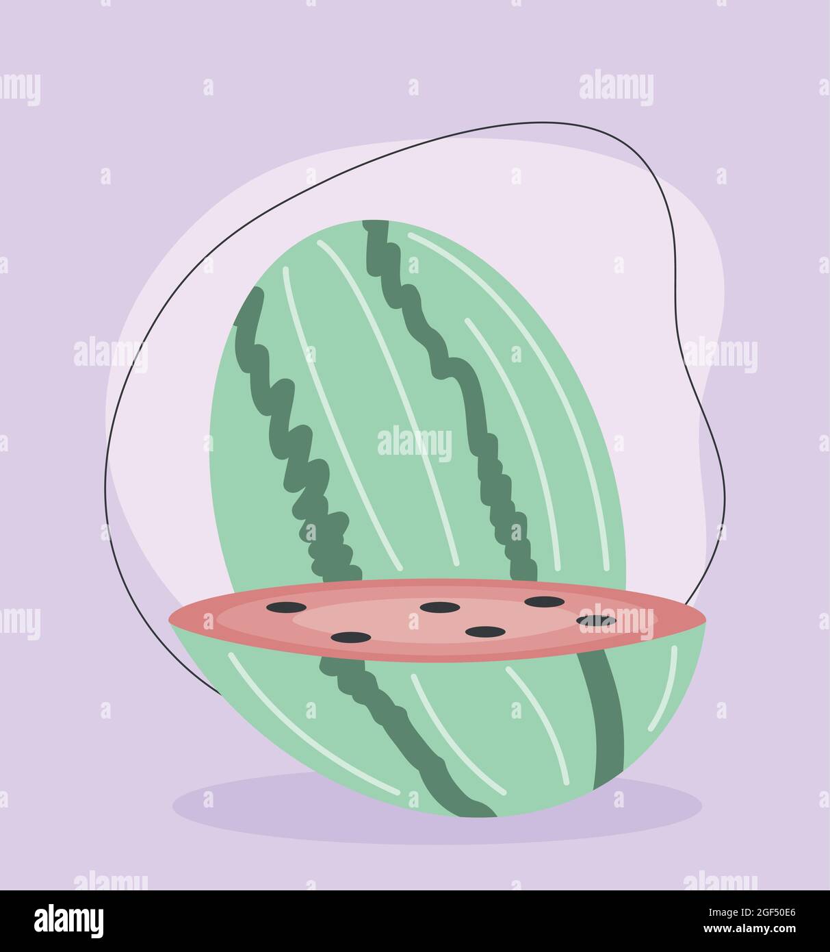 watermelon fruit cartoon Stock Vector Image & Art - Alamy