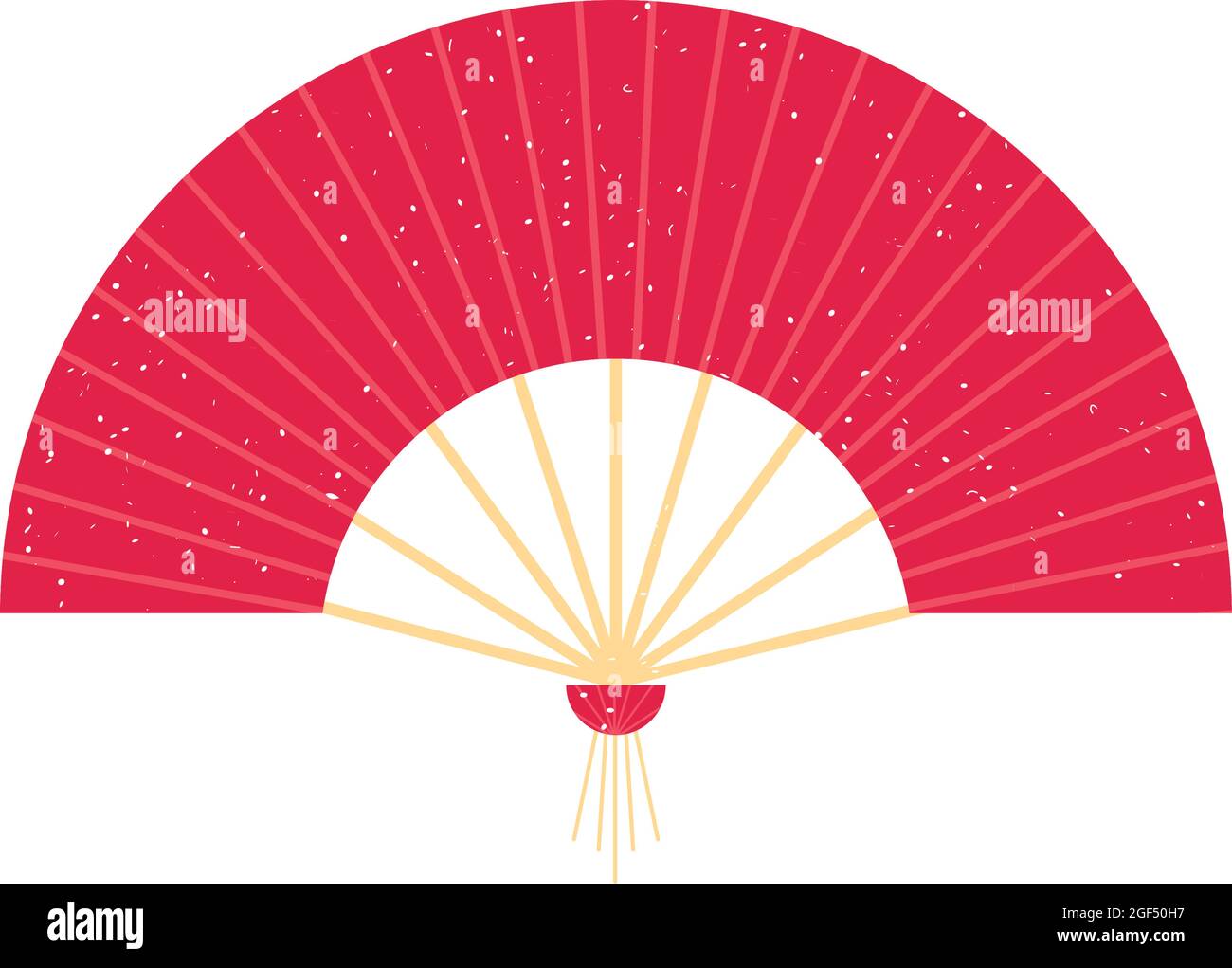 chinese hand fan on white background Stock Vector Image & Art - Alamy