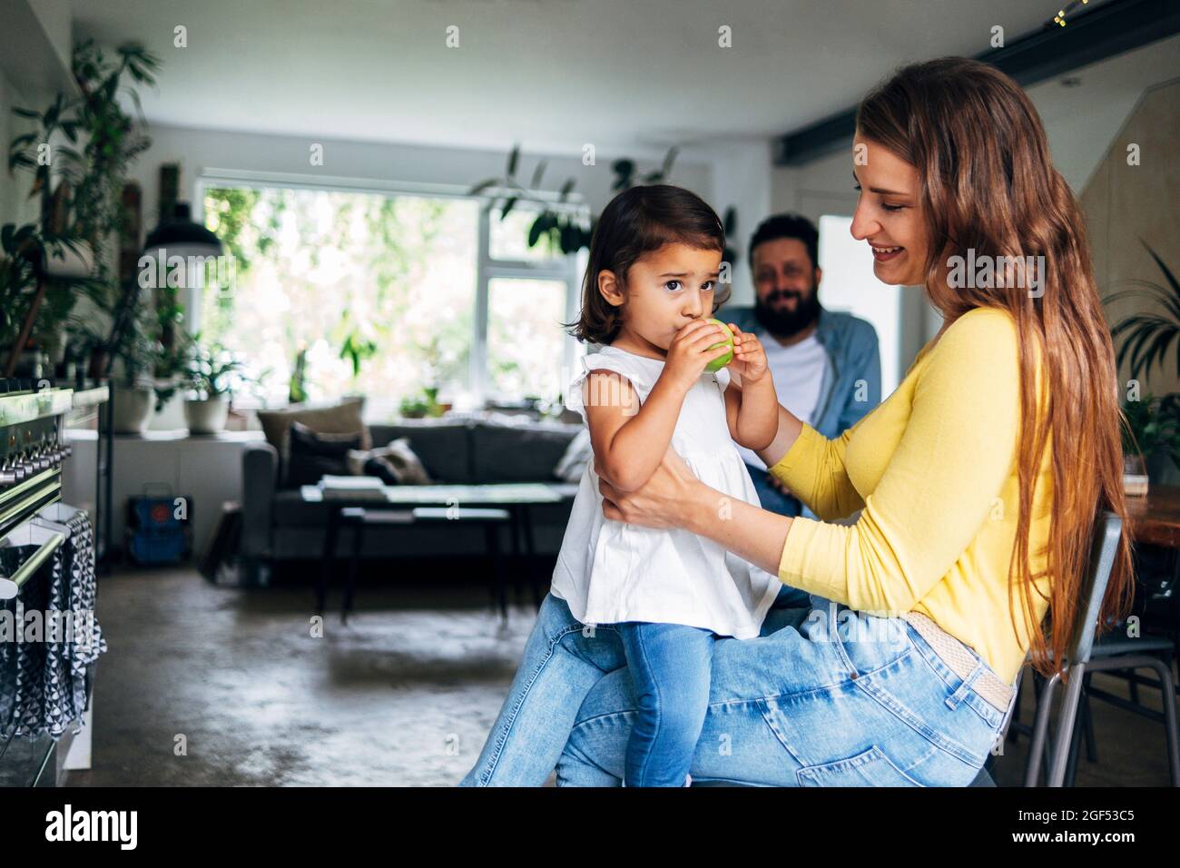 Legs on his lap hi-res stock photography and images - Alamy