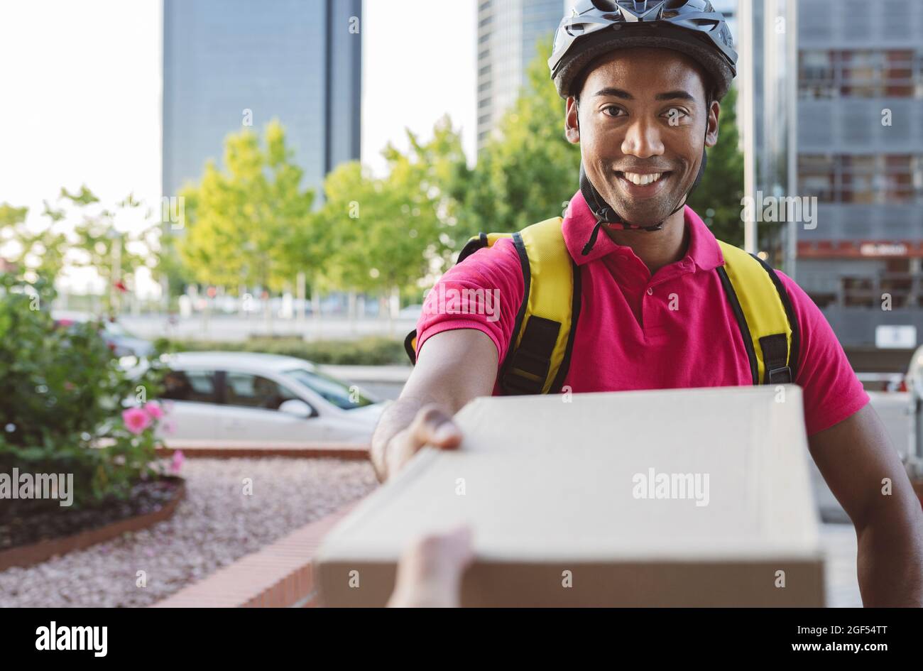 Delivery person headshot hi-res stock photography and images - Alamy
