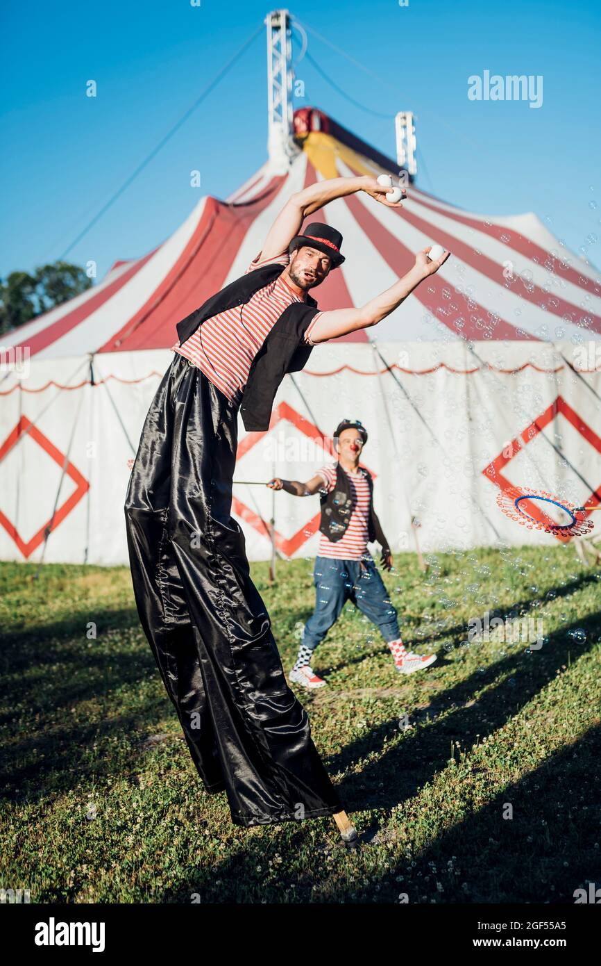 Circus performer arts culture and entertainment performance circus tent ...