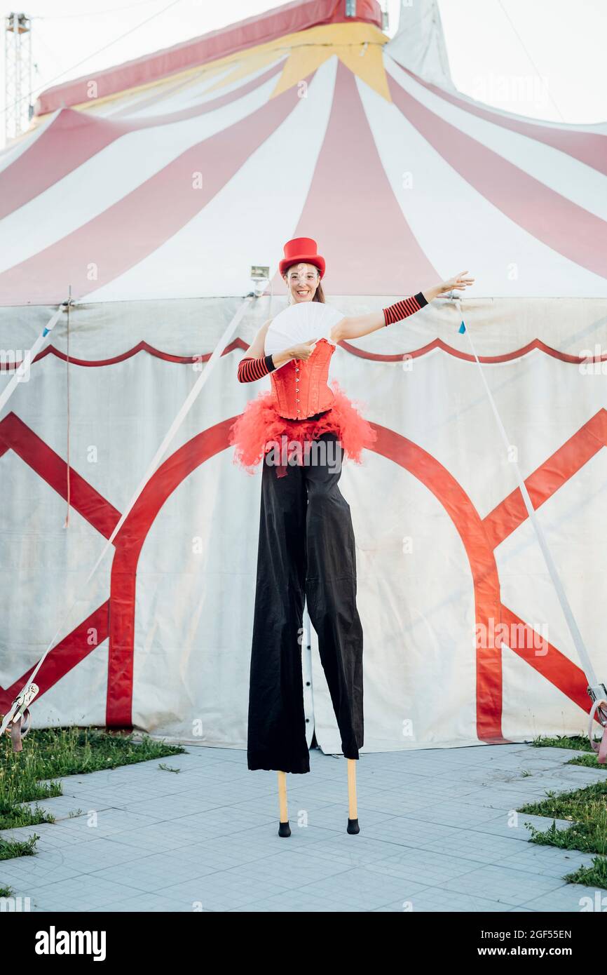 Arts culture and entertainment circus performer performance circus tent ...