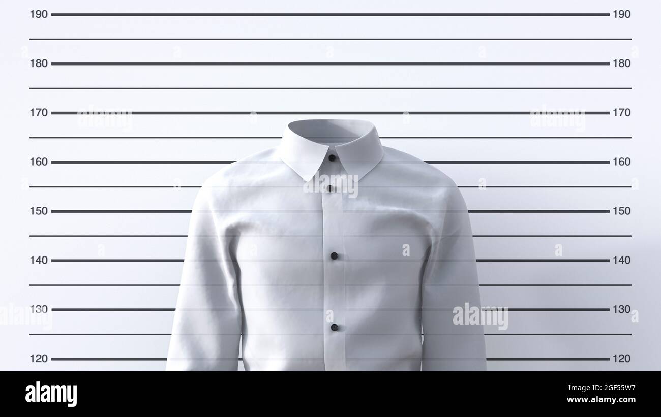 Mug shot of invisible person Stock Photo - Alamy