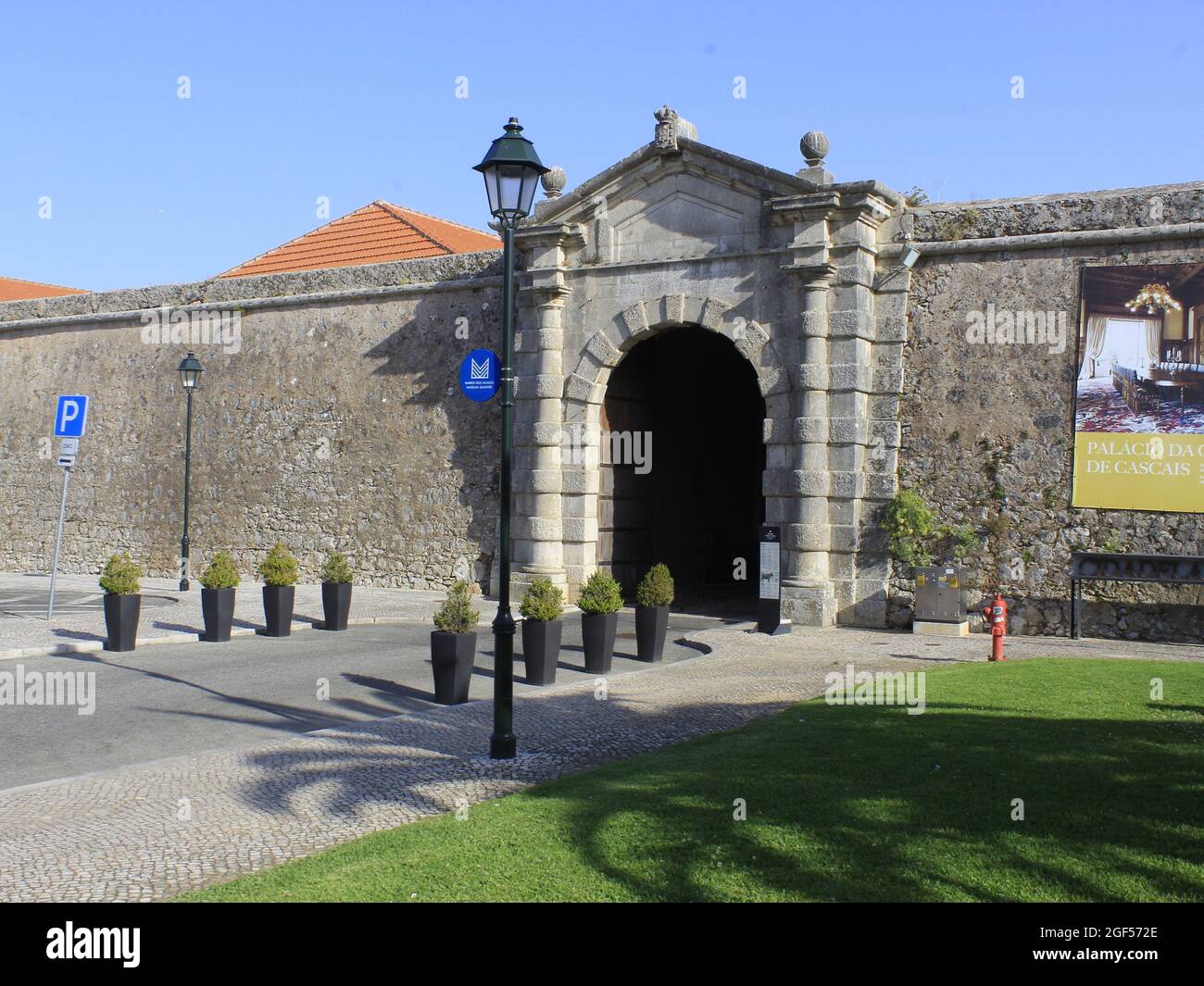Cascais, Portugal. 23rd Aug, 2021. (INT) View of the Citadel of Cascais ...