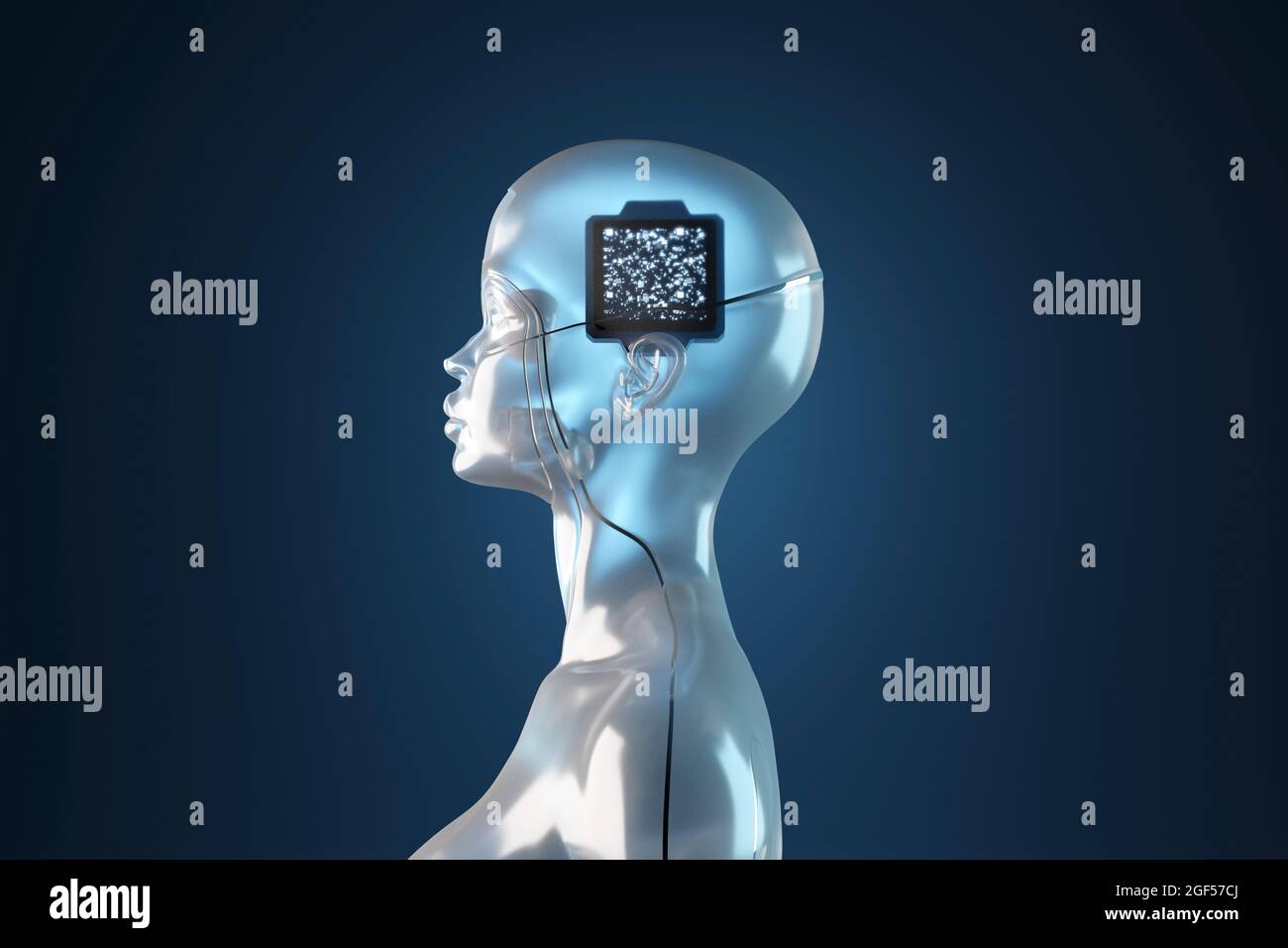 3d Computer Generated Female Robot High Resolution Stock Photography ...