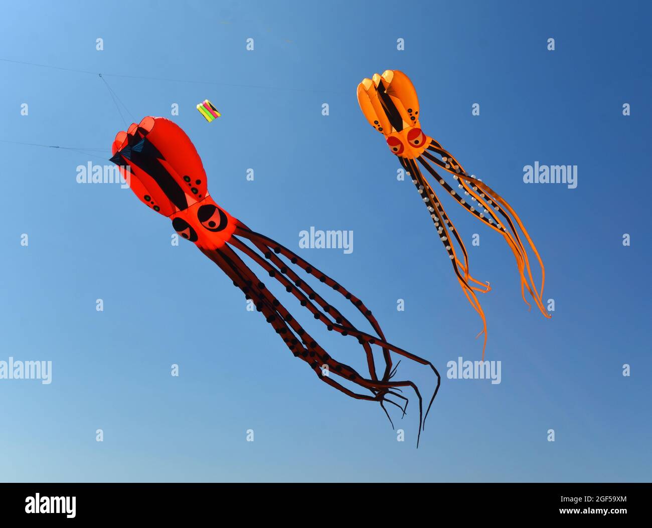 Uk summer two kites hi-res stock photography and images - Alamy