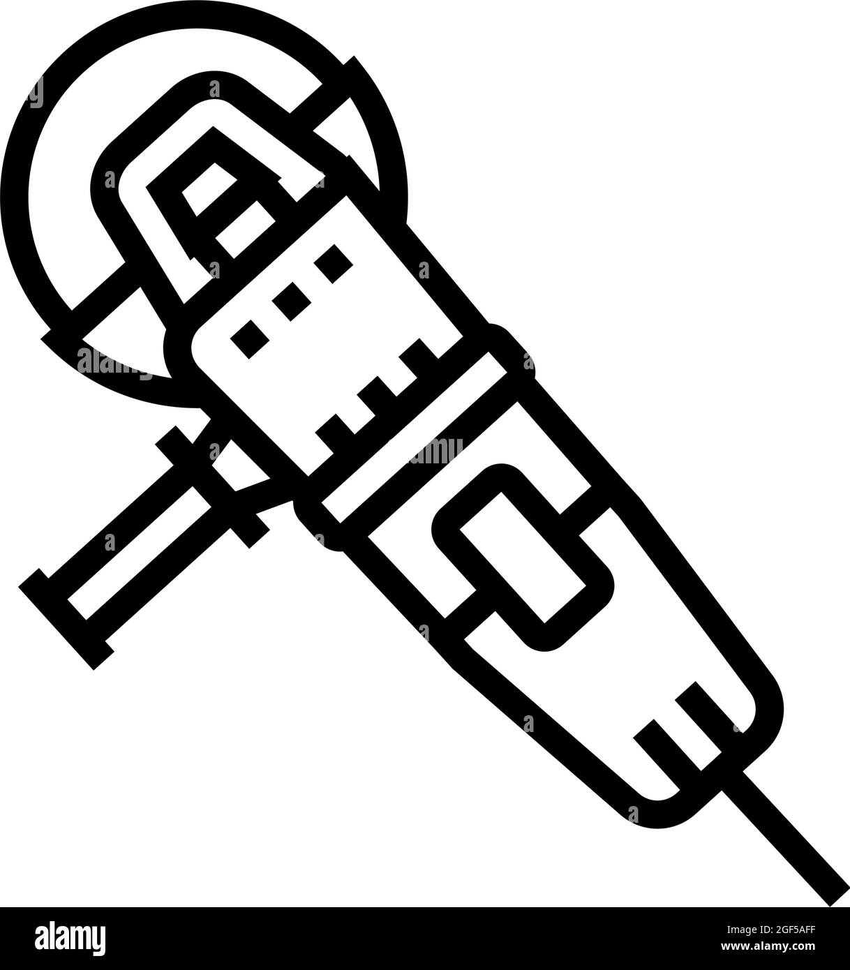 Rotary angle grinder Stock Vector Images - Alamy