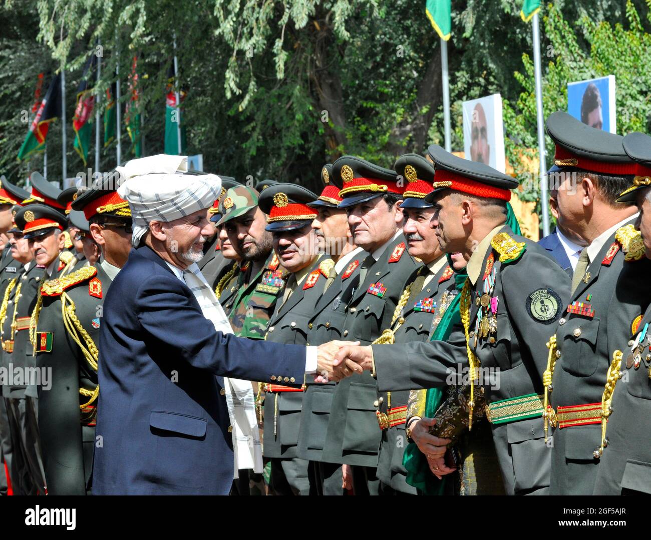 KABUL, Afghanistan (August 19, 2018) President Ashraf Ghani ...