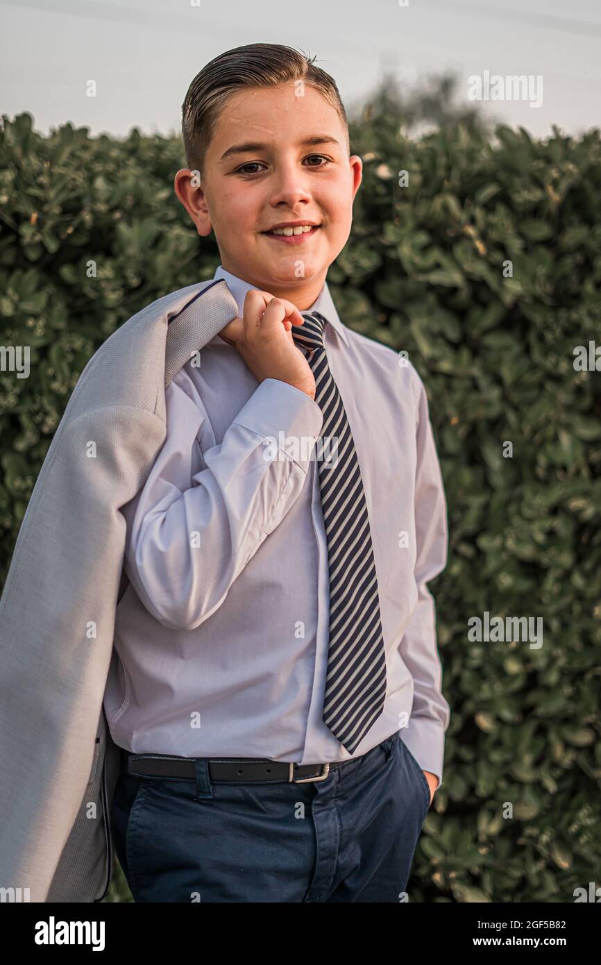 Formal dress boy hi-res stock photography and images - Alamy