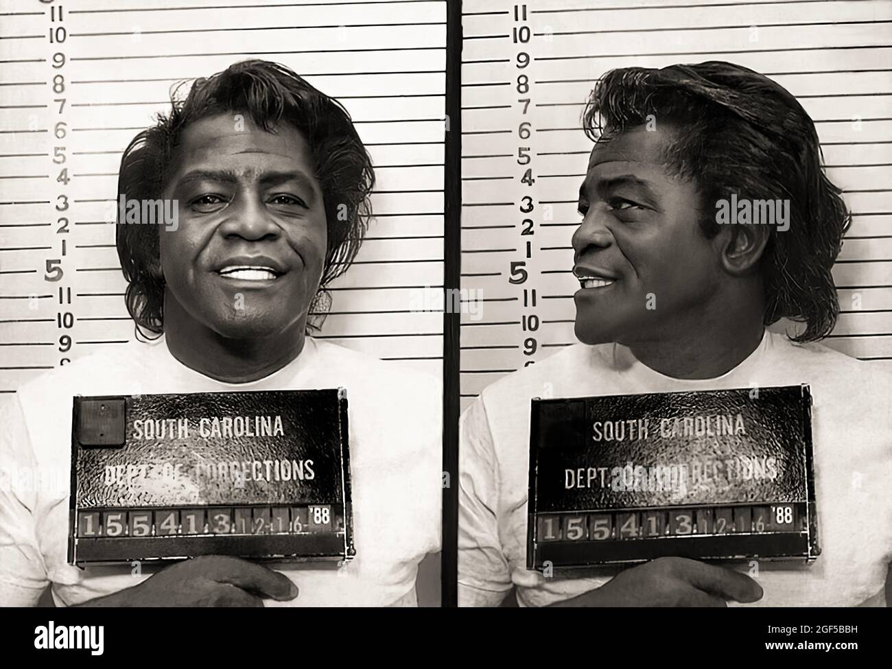 James brown mug shot hi-res stock photography and images - Alamy