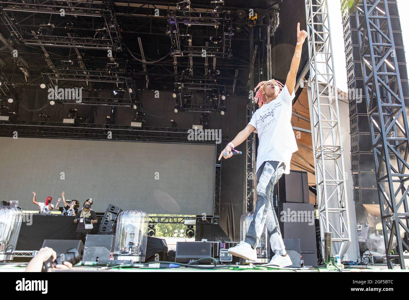 SoFaygo (Andre Dontrel Burt) during the Lyrical Lemonade Summer Smash ...