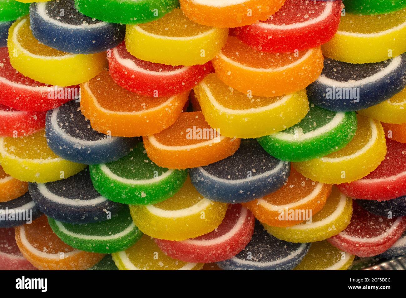 Colorful bright candies as snack Stock Photo - Alamy