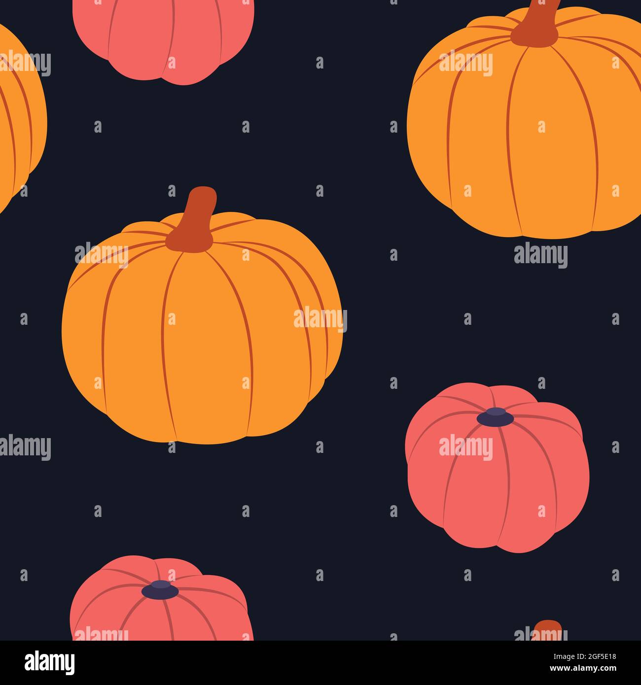 Squash seamless pattern. Vector illustration. Flat design Stock Vector ...