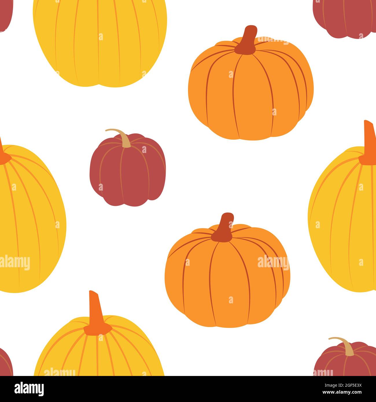 Flat white pumpkins Stock Vector Images - Alamy