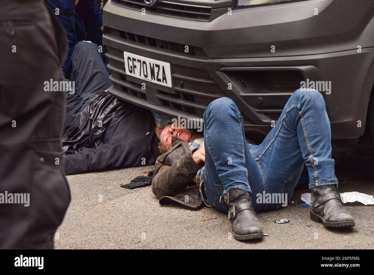 London, United Kingdom. 23rd August 2021. Extinction Rebellion ...