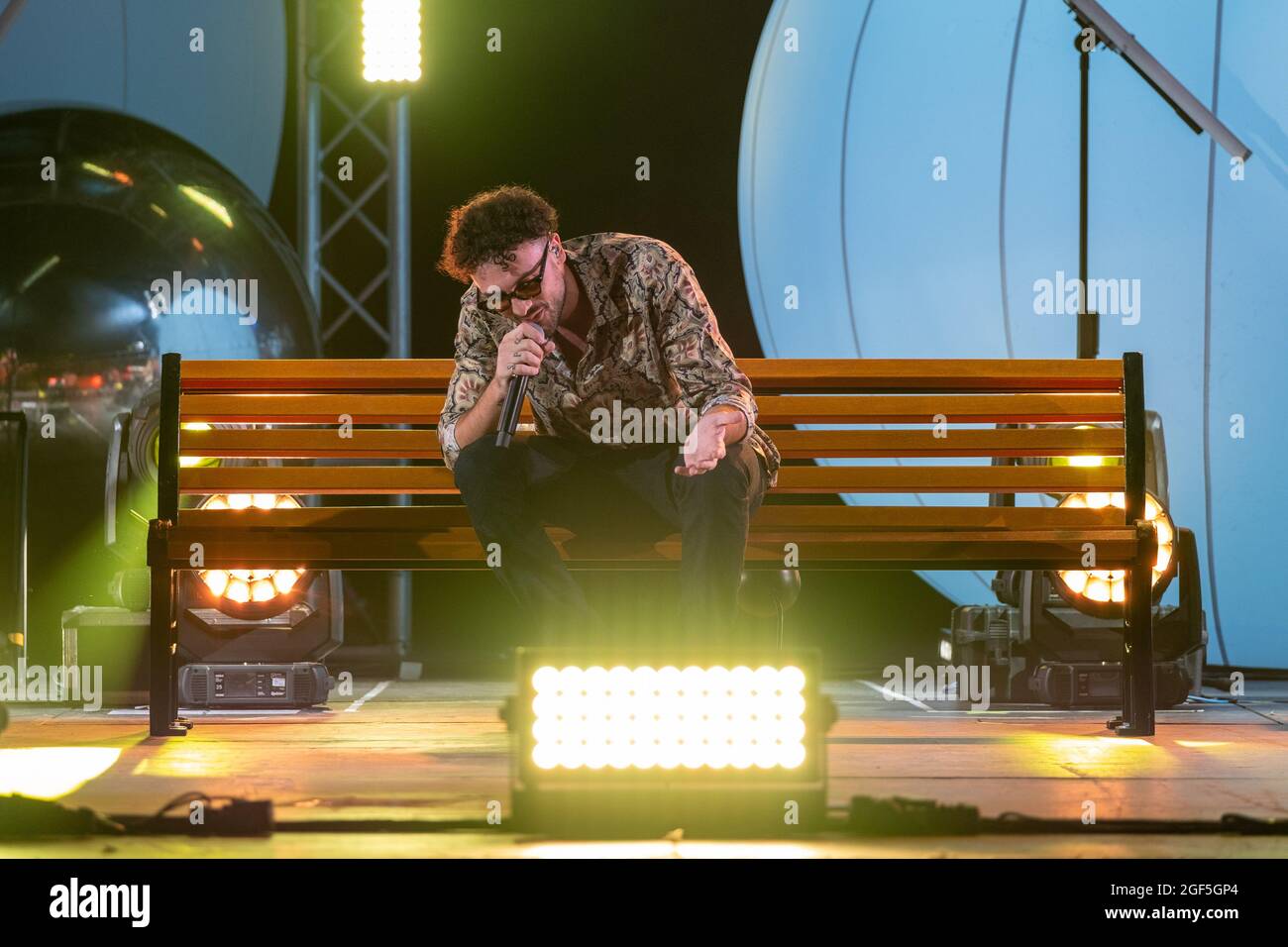 Verona, Italia. 23rd Aug, 2021. Carl Brave durante Carl Brave - Arena ...