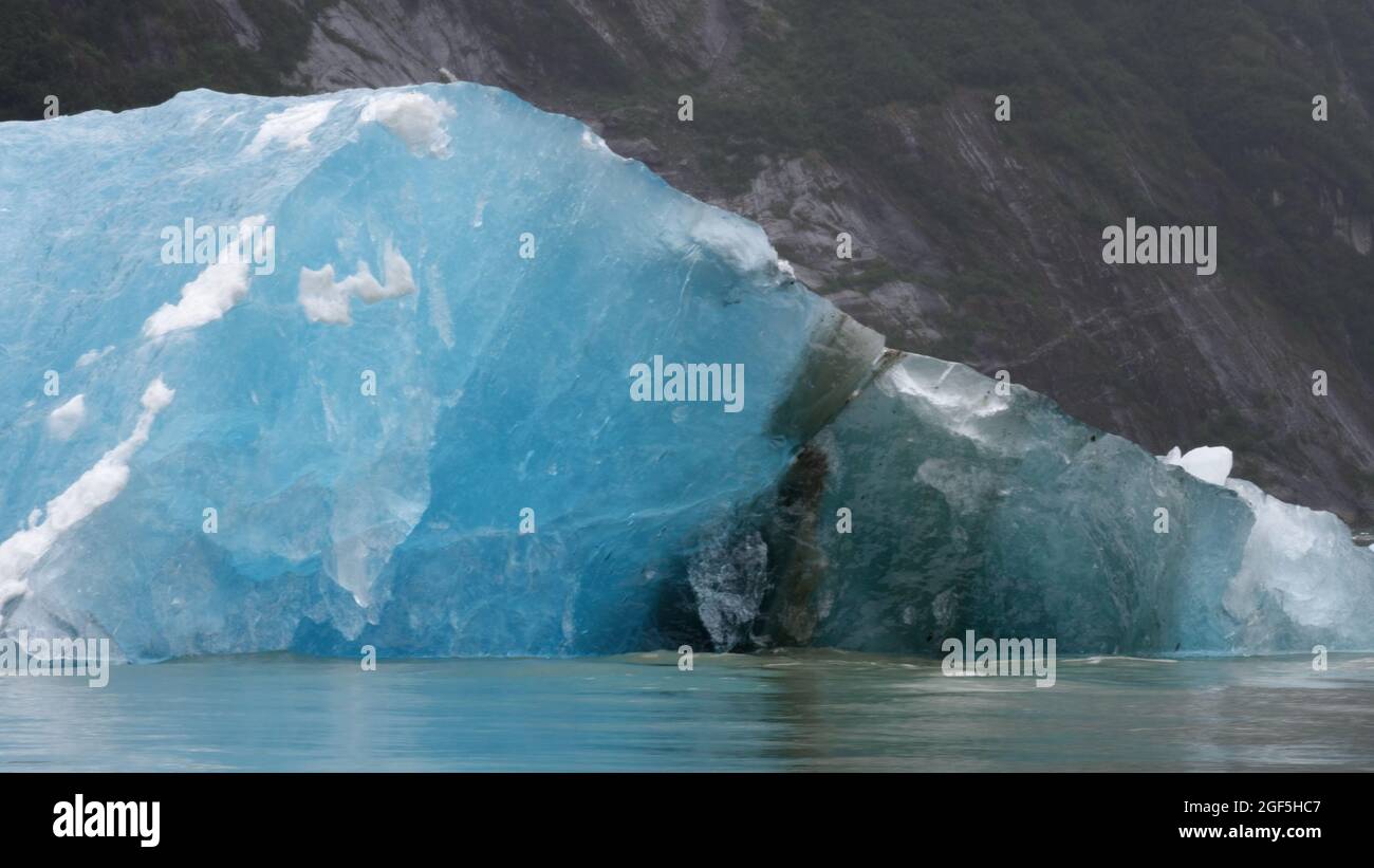 Iceberg in Endicott Arm, Dawes Glacier, Alaska Stock Photo - Alamy